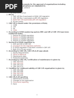 Module 10 Aviation Legislation Practice Test | PDF | Aviation | Aeronautics