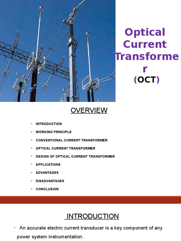 Optical Current Transformer Guide | PDF | Polarization (Waves ...