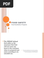 1 Introduction To Food Safety | PDF | Food Safety | Hygiene