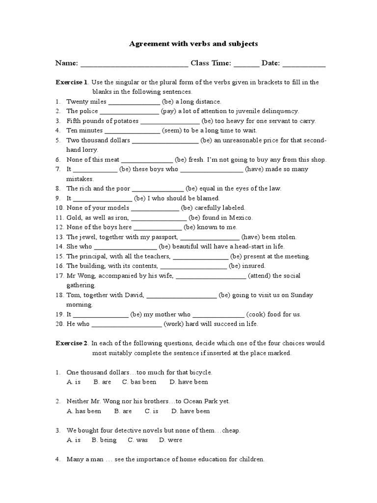 SVA Worksheets | PDF