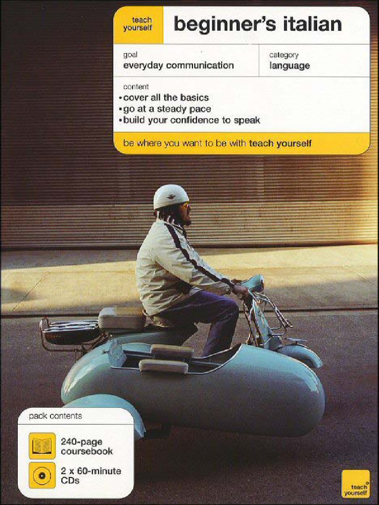 Teach Yourself Beginner's Italian Book | PDF