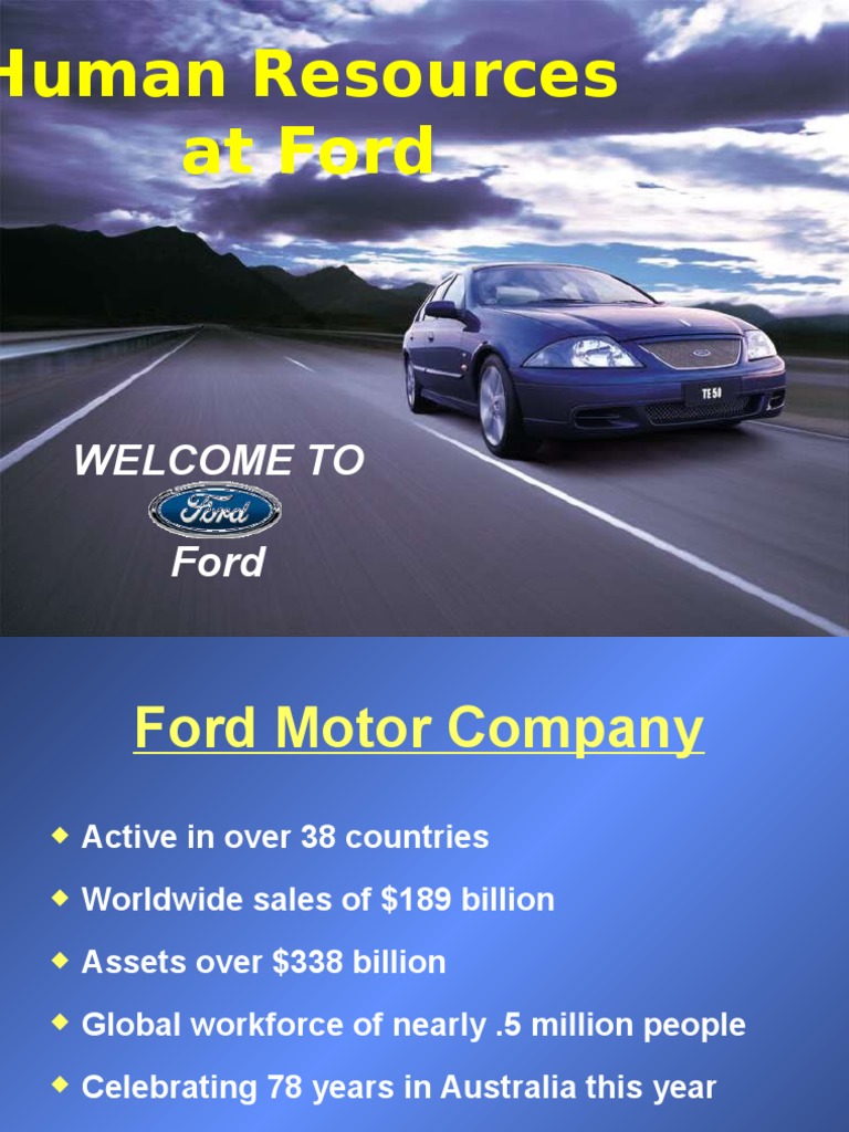 Ford Human Resources | PDF | Human Resource Management | Employment