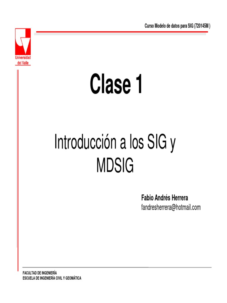 Modelo de Datos SIG | PDF | Sistema de información geográfica | Informática