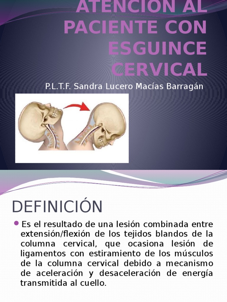 Manejo Del Esguince Cervical Guía Clínica Pdf Dolor Lumbar