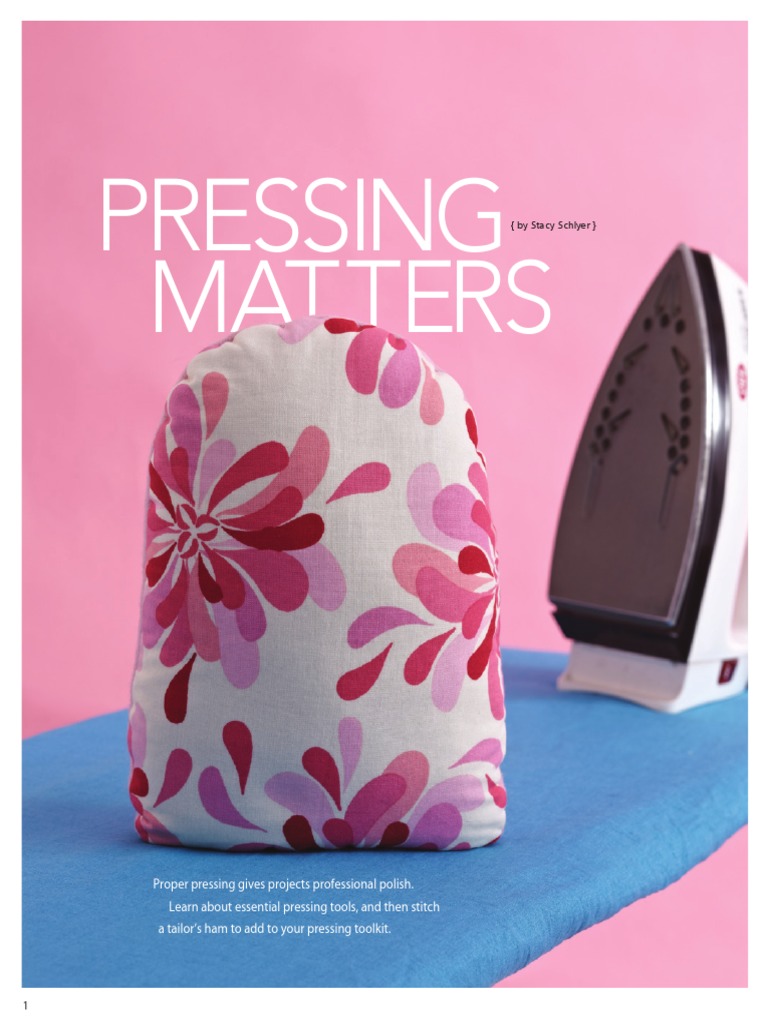 Pressing for Perfection: An Instructional Guide on the Essential Tools ...