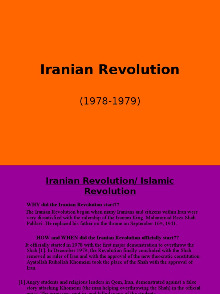 Iranian Revolution | PDF | Politics