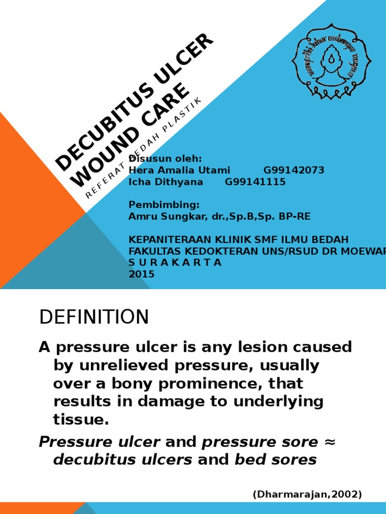 Decubitus Ulcer Wound Care - Refrat | PDF | Medical Specialties ...