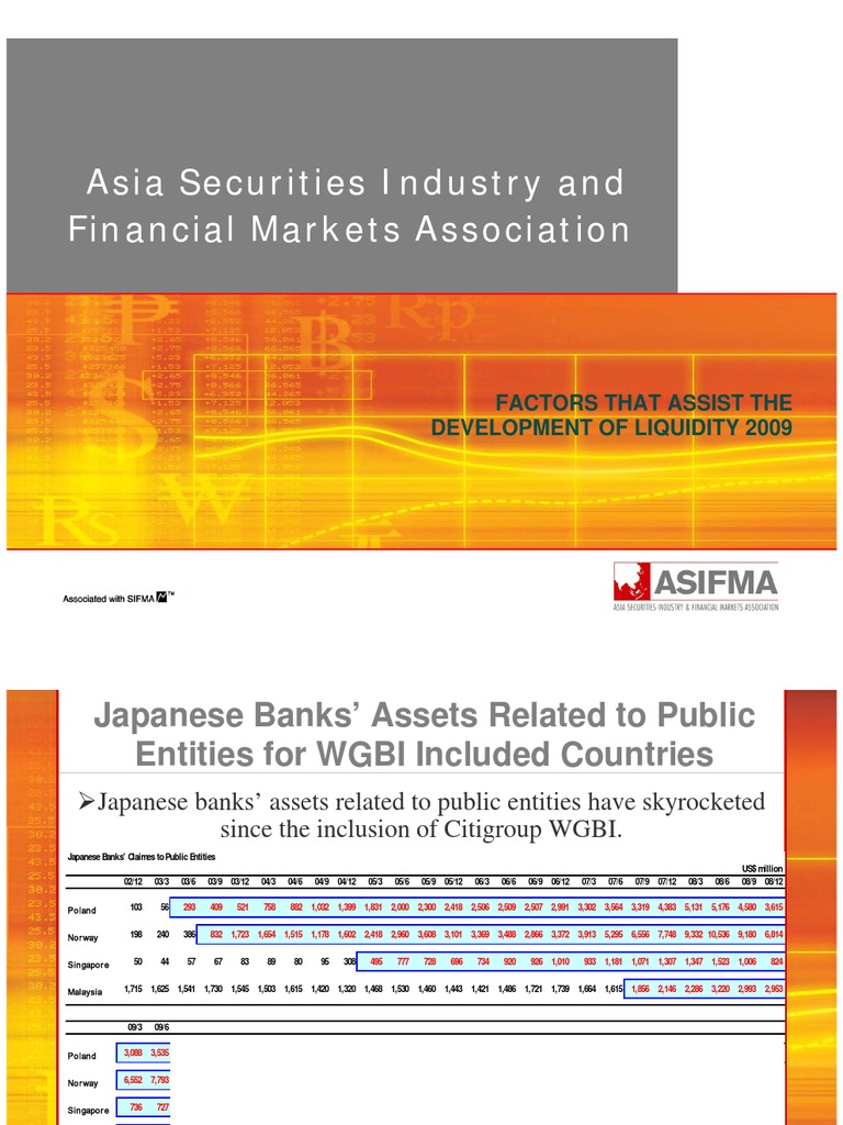 Asia Securities Industry and Financial Markets Association: Factors ...