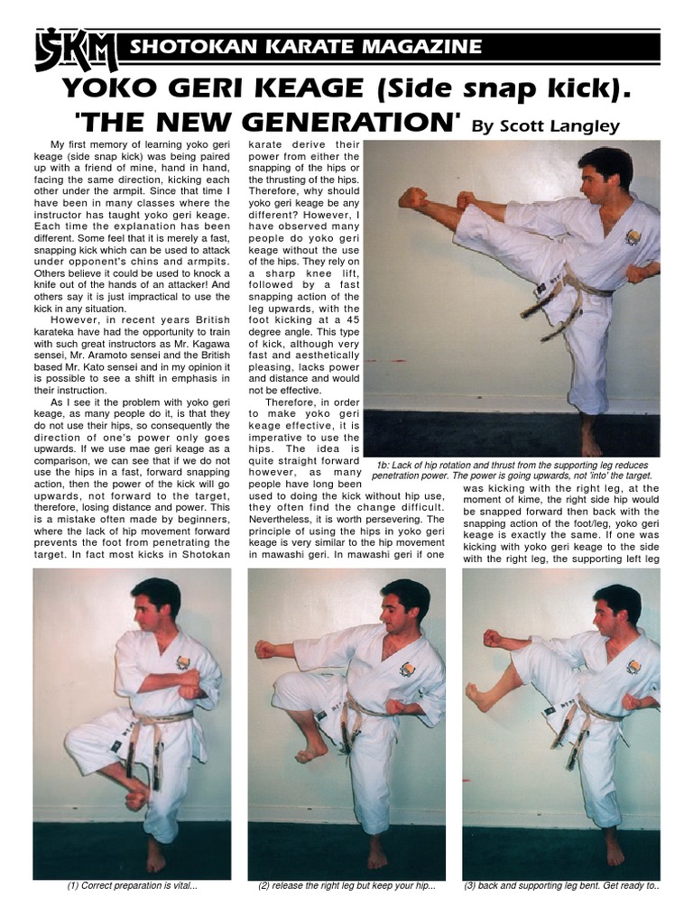 Mastering Yoko Geri Keage with Hip Rotation | PDF | Individual Sports ...
