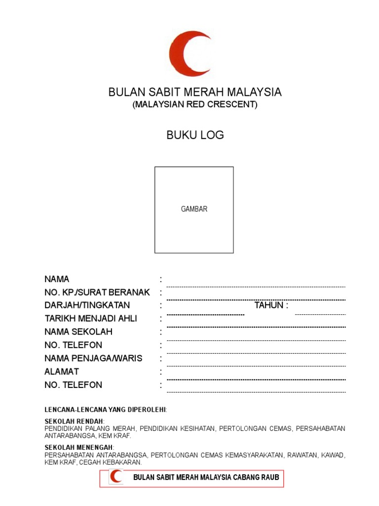 Buku Log BSMM | PDF