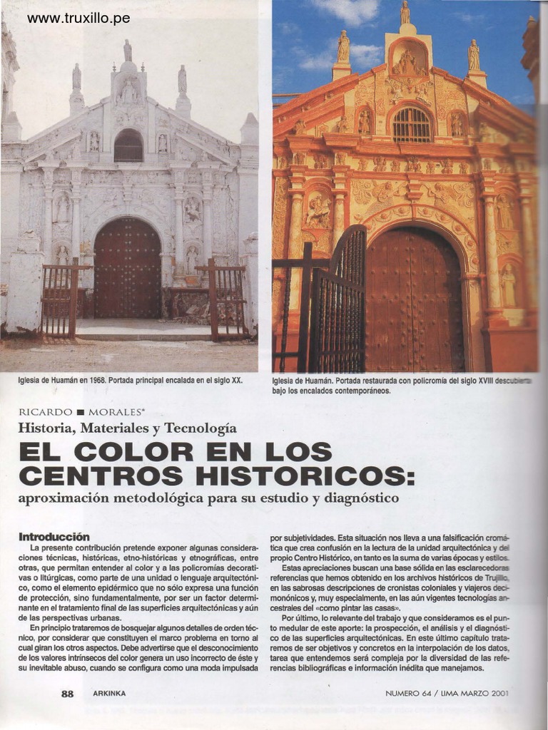 El Color en Los Centros Históricos | PDF | Pinturas | Color