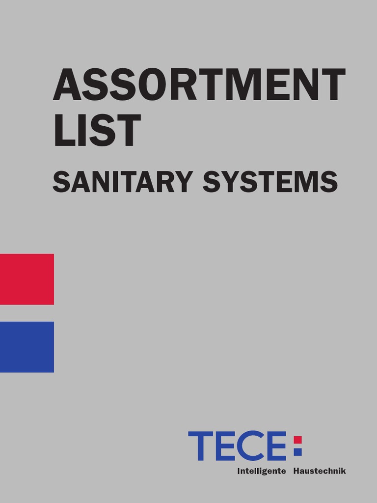 TECE Catalog de Produse en Sanitare | PDF | Pipe (Fluid Conveyance) | Valve