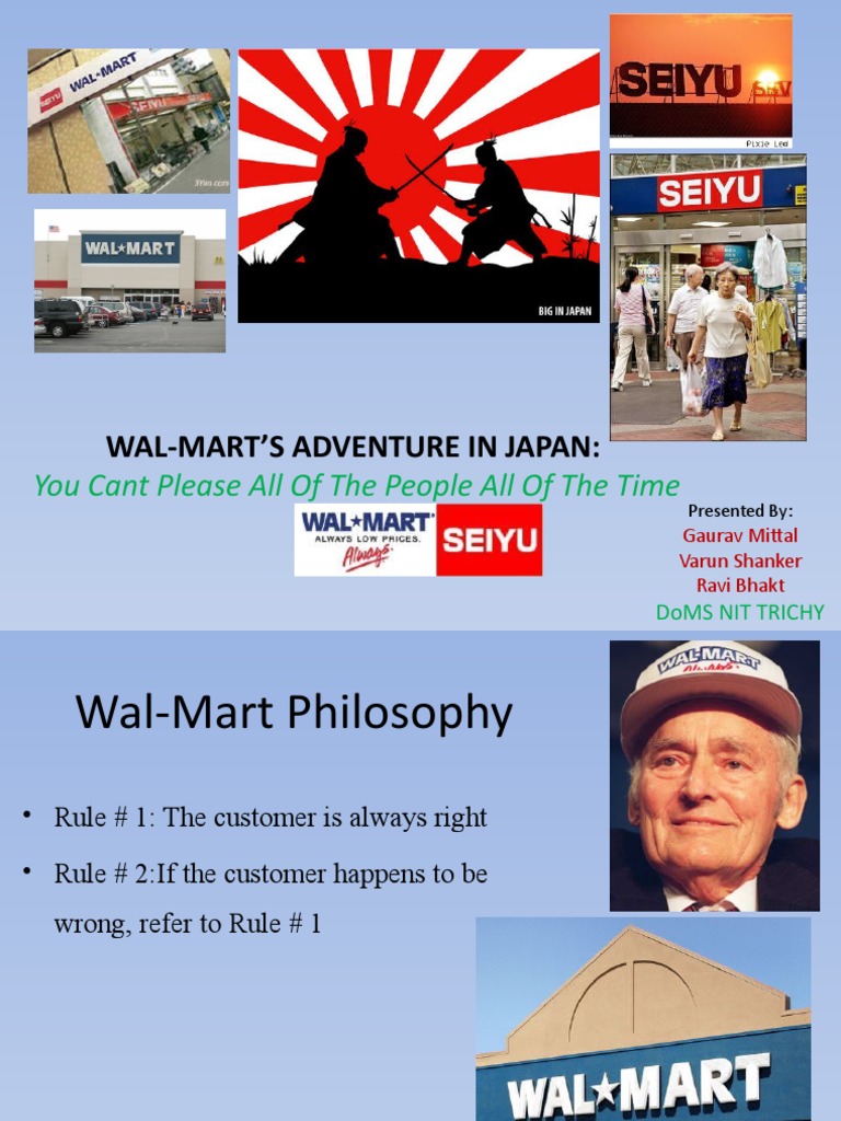 Walmart Adventure in Japan | PDF | Walmart | Business