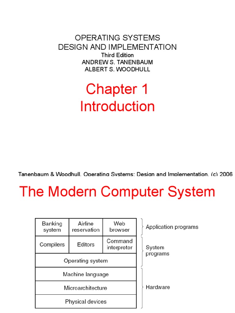Operating Systems Design and Implementation: Third Edition Andrew S ...