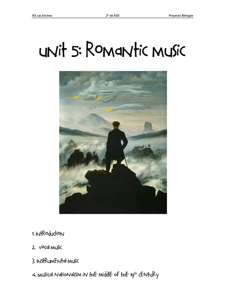 UNIT 5.romantic Music | PDF | Opera | Composers