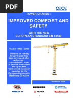 EN 14439: Tower Crane Safety Standards | PDF | Crane (Machine) | Safety