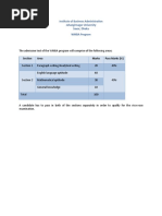 Question Pattern of IBA Admission Test - PDF Version 1 | PDF