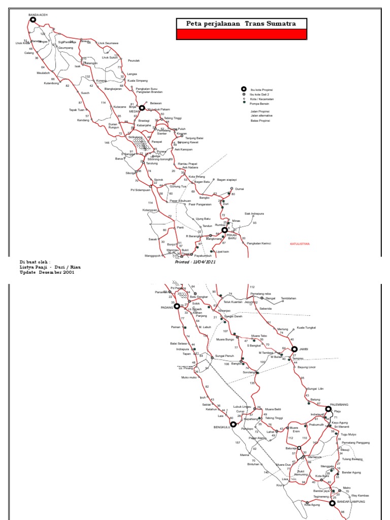 Peta Trans Sumatra | PDF