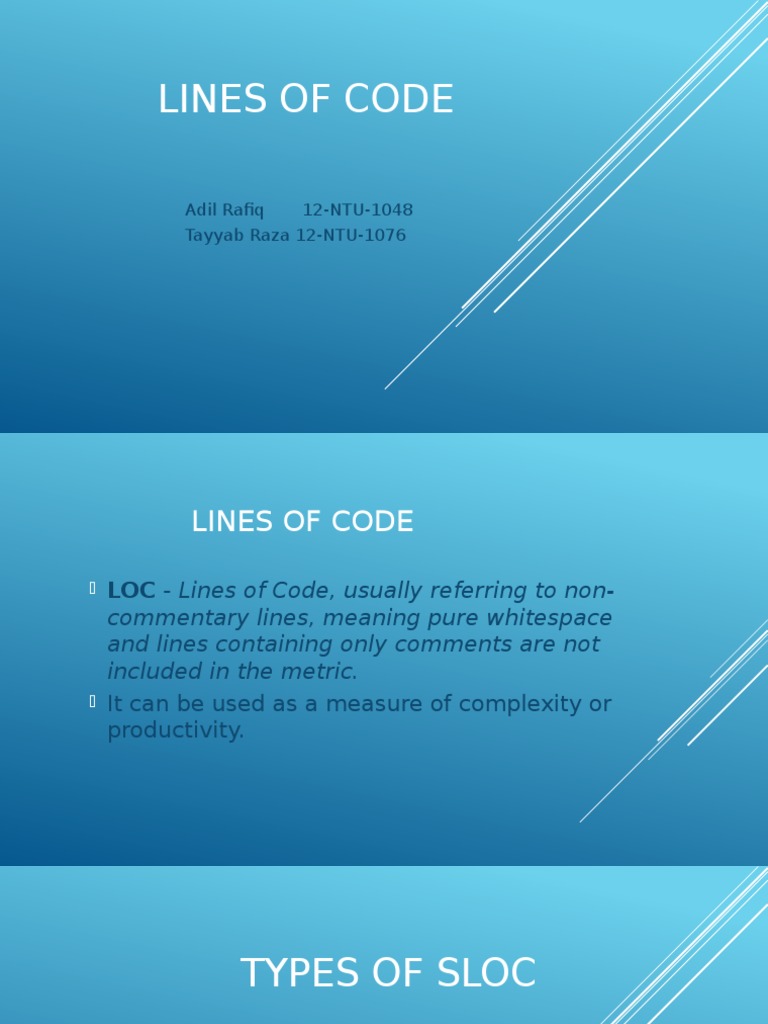 Understanding Lines of Code (LOC) Metrics | PDF