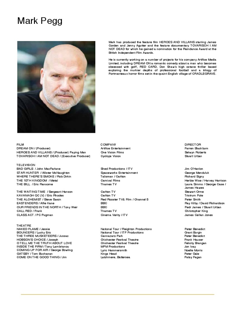 Mark Pegg Web | PDF