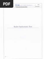 Boil Out Procedure | PDF | Boiler | Water