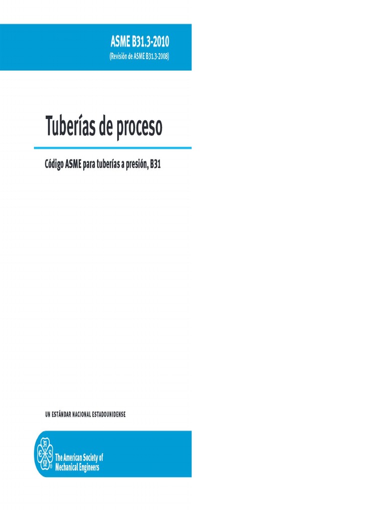 Asme b31.3 Español | PDF