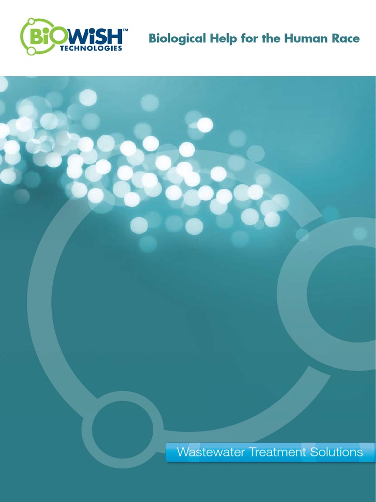 Wastewater Brochure | PDF | Sewage Treatment | Septic Tank