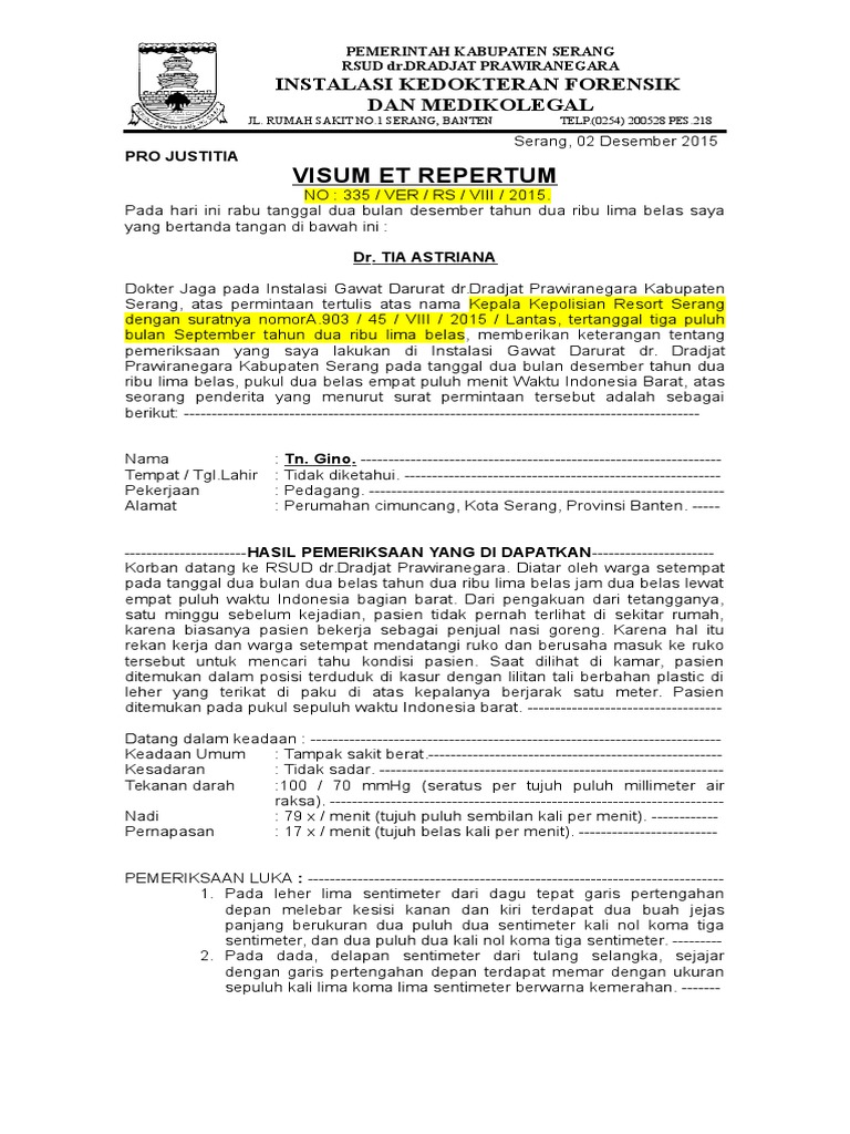 Contoh Ver Hidup 2 | PDF