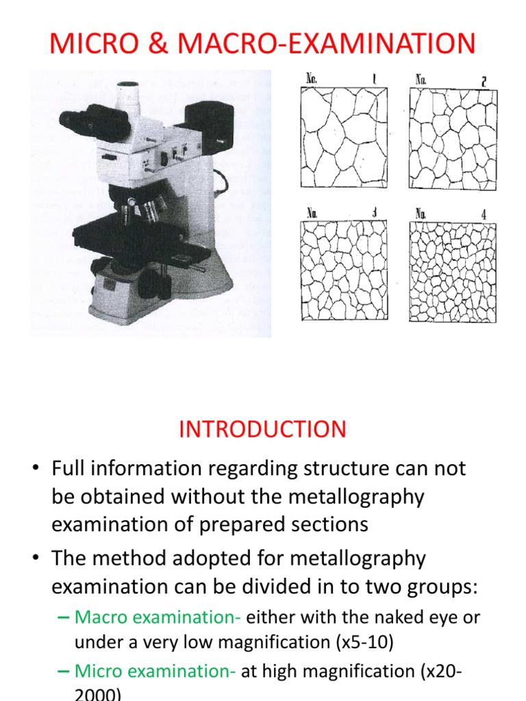 Micro & Macro Examination | Heat Treating | Steel