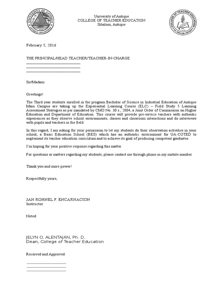 FS Letter | PDF