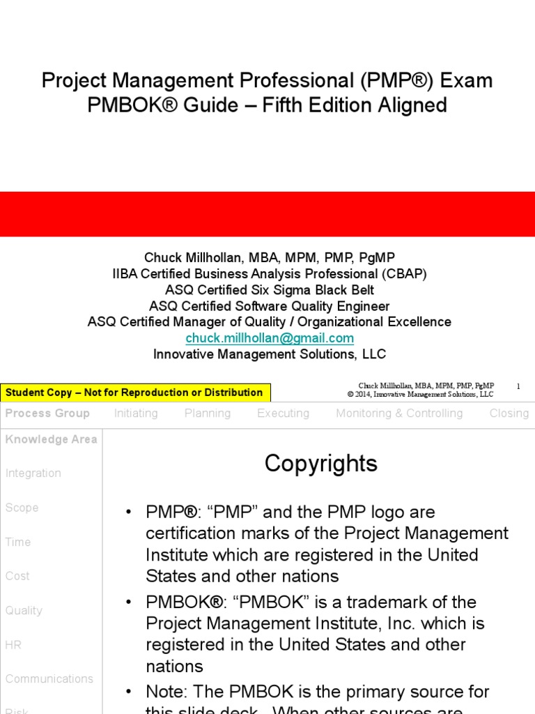 PMP Exam 1 | PDF | Project Management | Procurement