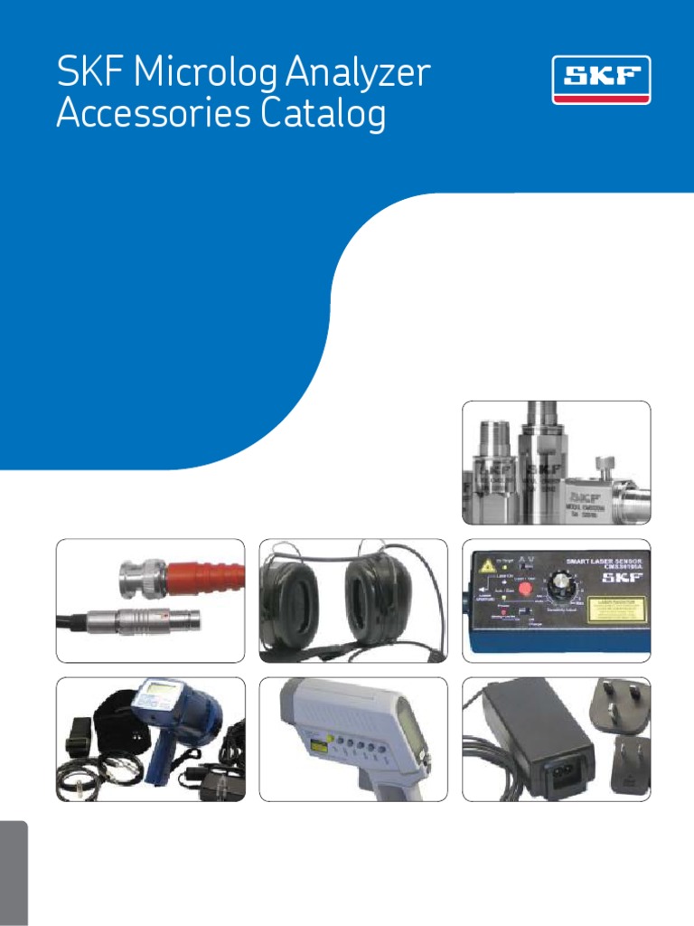 CM P1 11643 en SKF Microlog Accessories Catalog | PDF | Electrical Connector | Bearing (Mechanical)