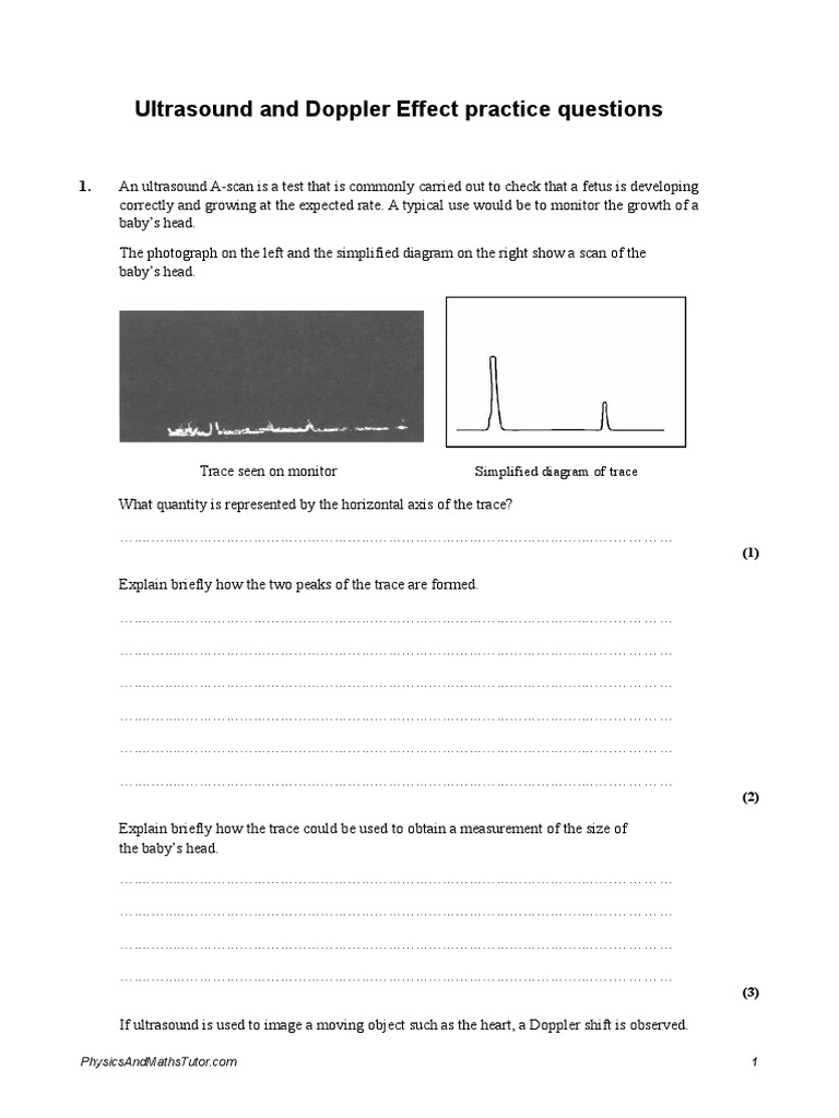 2.3.1 Ultrasound & Doppler Effect | Ultrasound | Medical Ultrasound