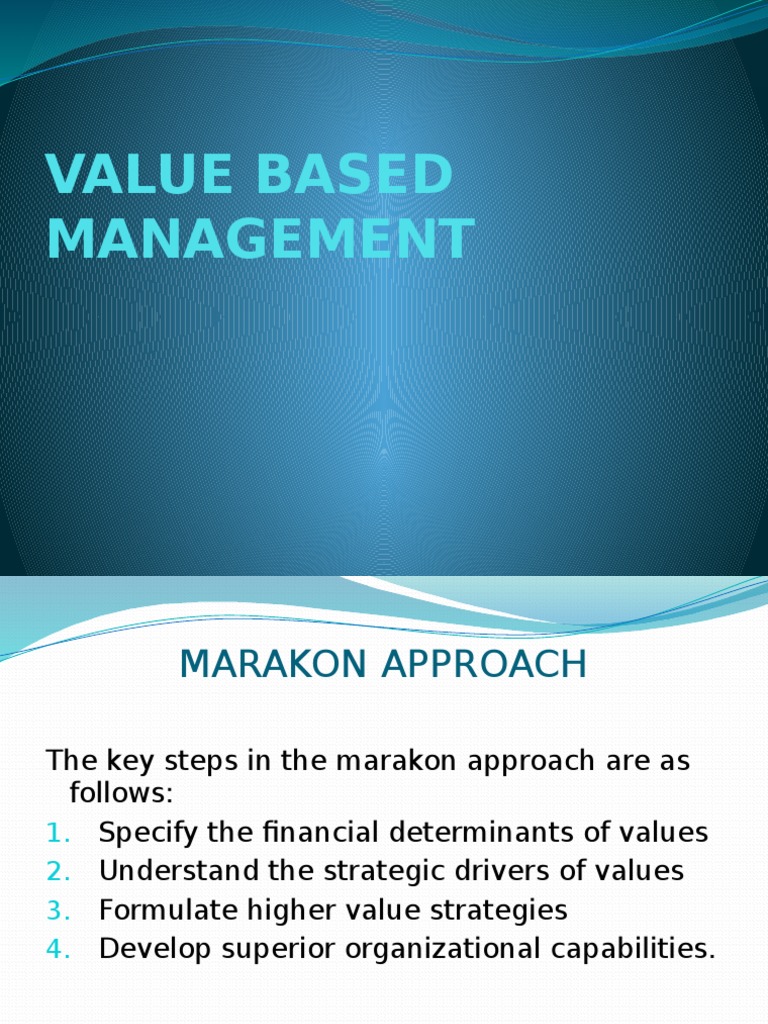 Value Based Management | PDF | Strategic Management | Equity (Finance)