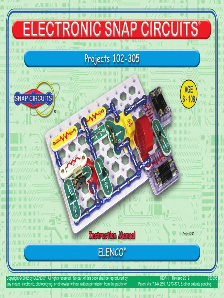 Electric Snap Circuits 102-305 | PDF | Electronic Circuits | Bipolar ...