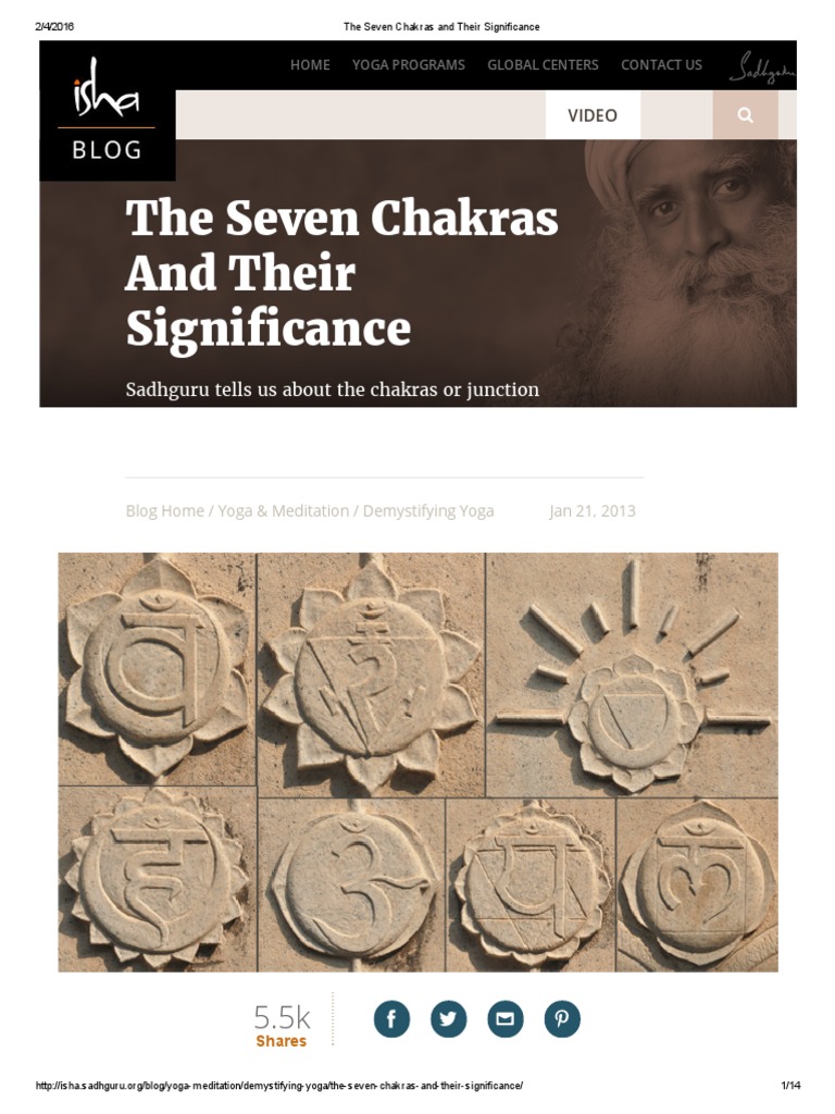 The Seven Chakras and Their Significance | PDF | Chakra | Spirituality
