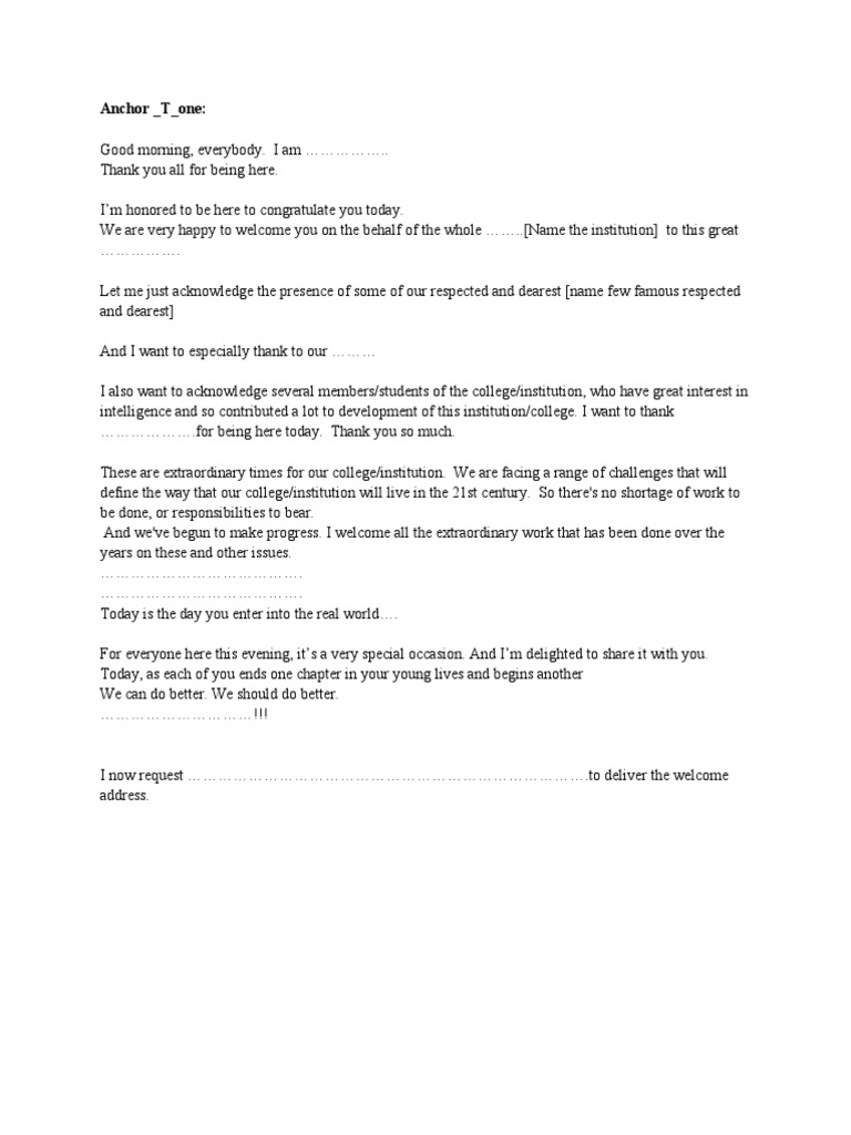 Anchoring Script | PDF