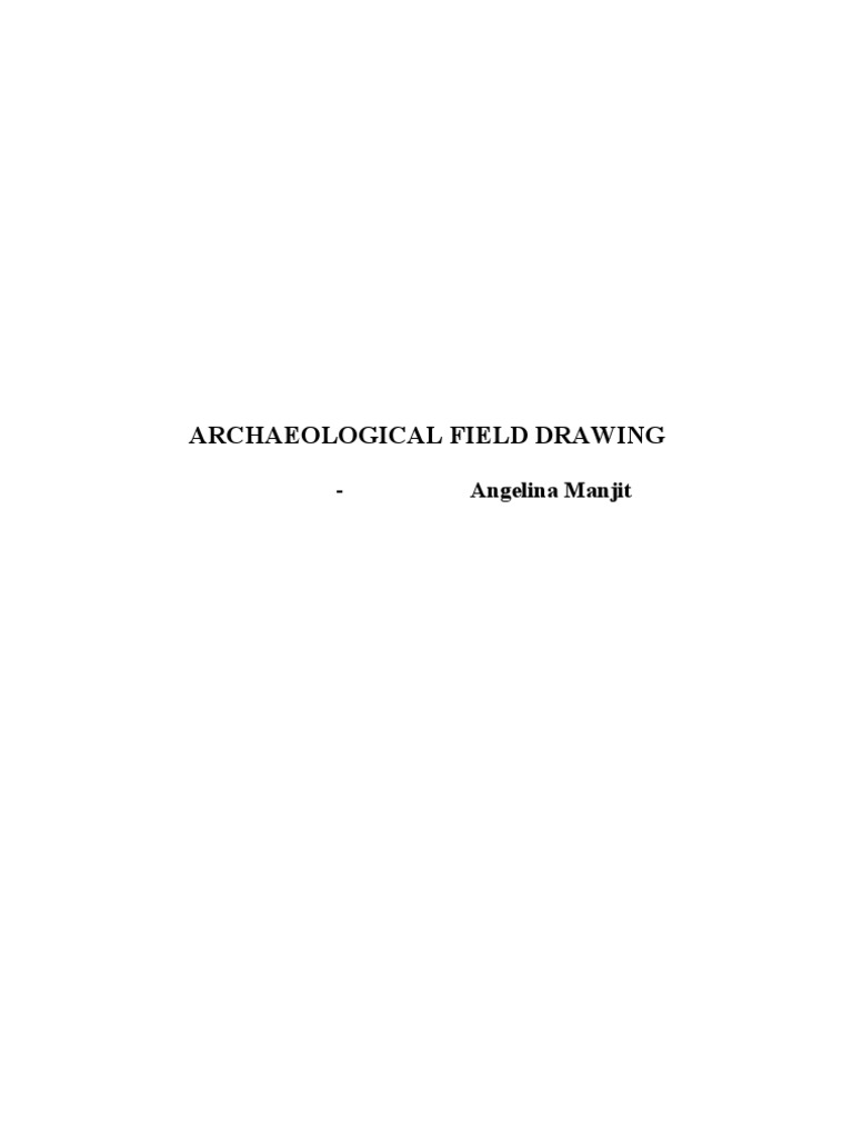 Archaeological Field Drawing Guide | PDF | Drawing | Compass