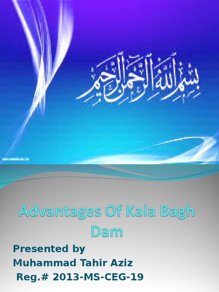 Kalabagh Dam | PDF | Dam | Hydroelectricity