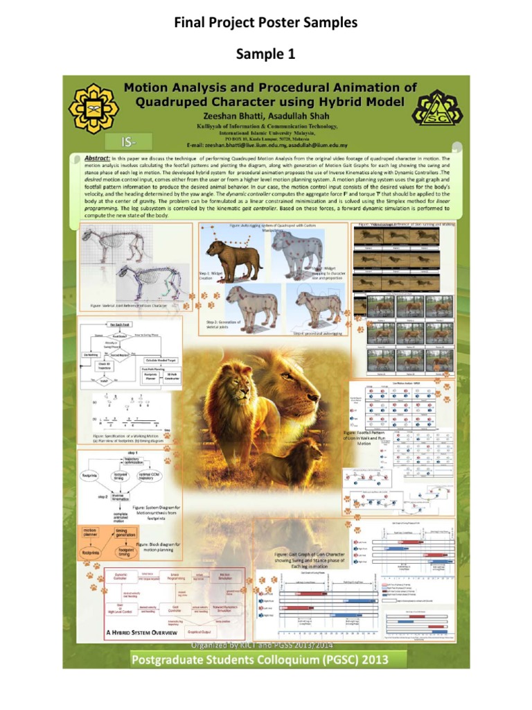 Final Project Poster Samples Sample 1 | PDF