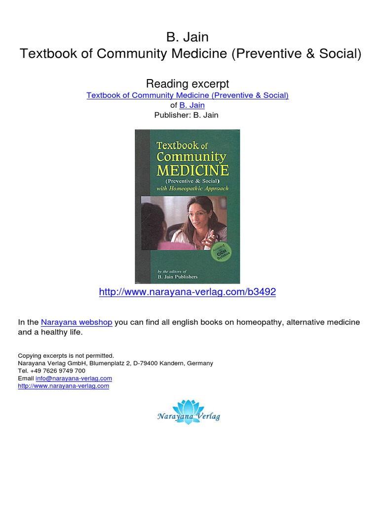 Community Medicine Essentials | PDF