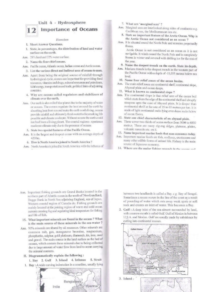 Geography Class 9 Icse Final Examination | PDF