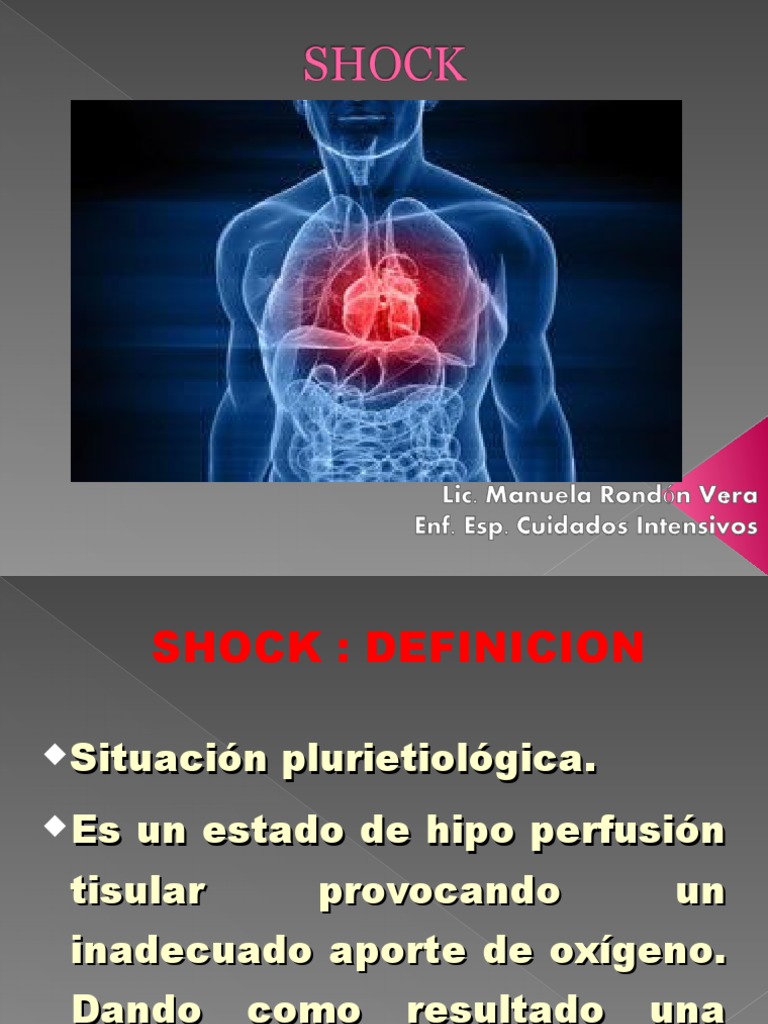 6.- SHOCK HIPOVOLEMICO (1) | Choque (circulatorio) | Lesión