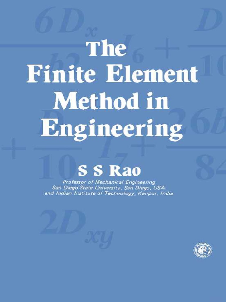 Finite Element Method by Ss Rao | PDF | Mathematical Analysis | Equations
