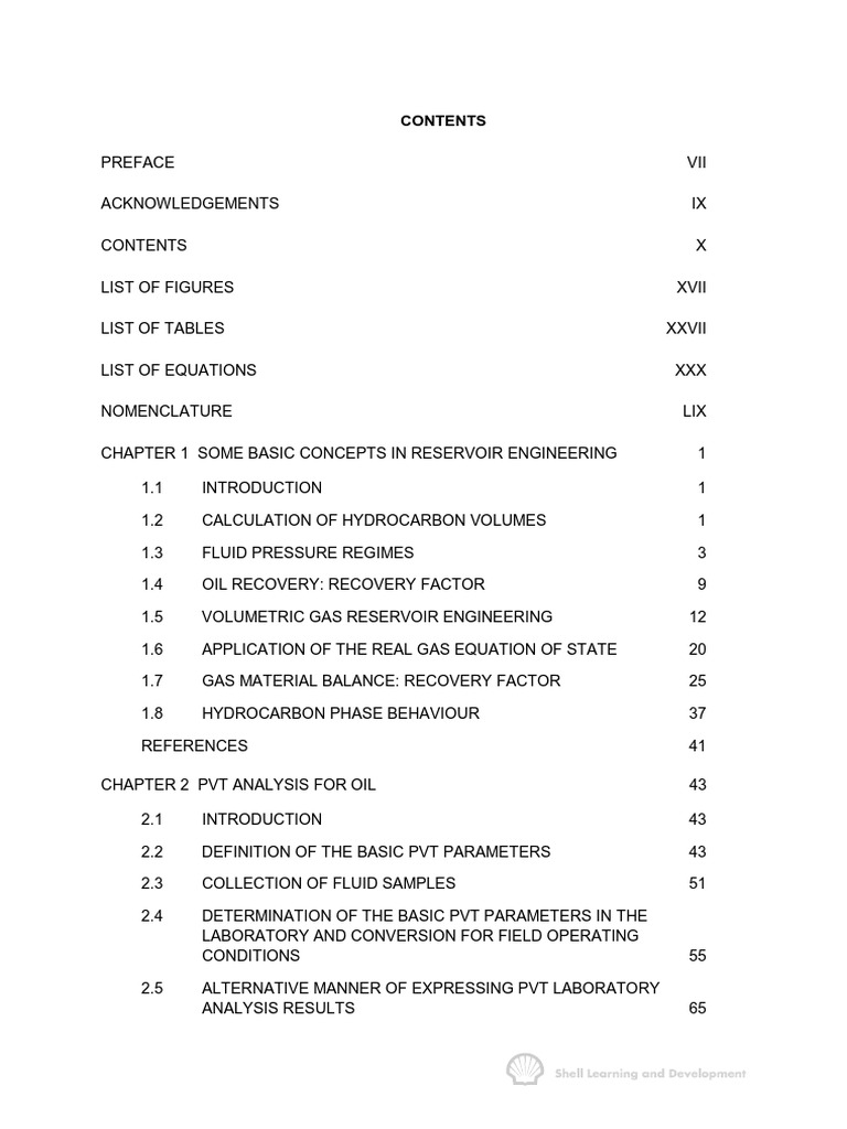 Contents | PDF | Petroleum Reservoir | Permeability (Earth Sciences)