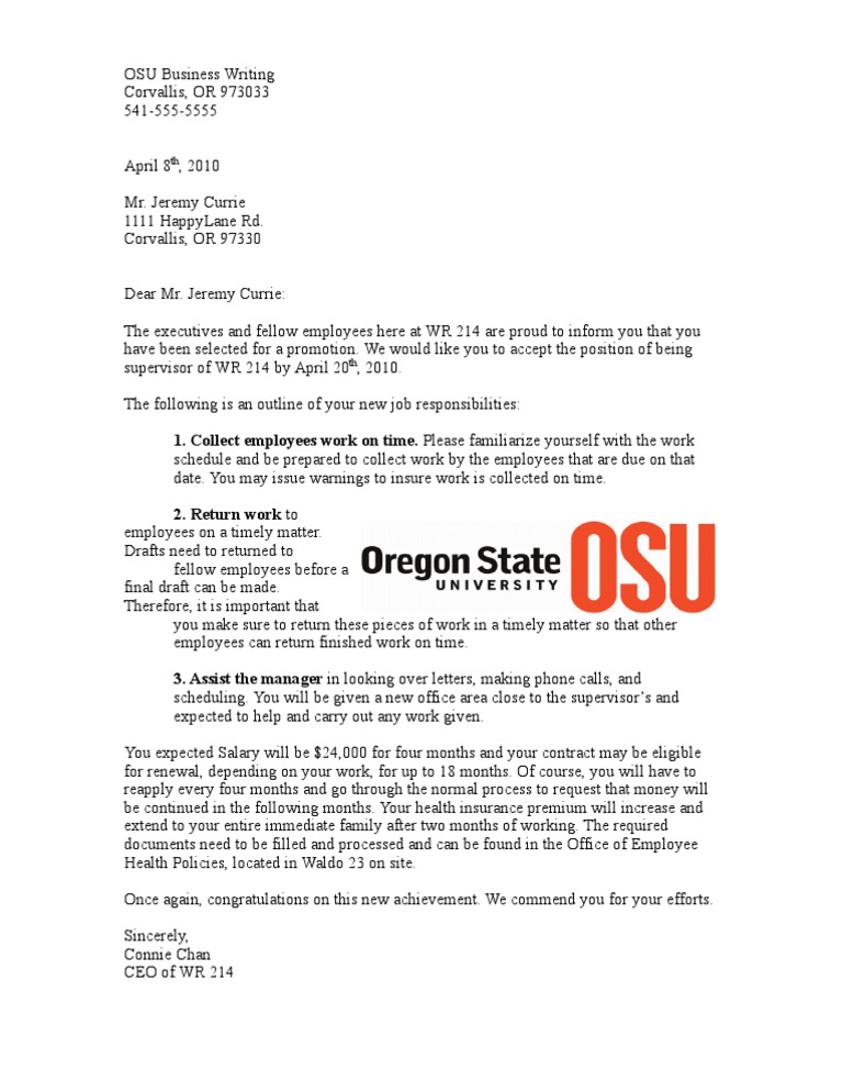 Final Draft Good Letter | PDF