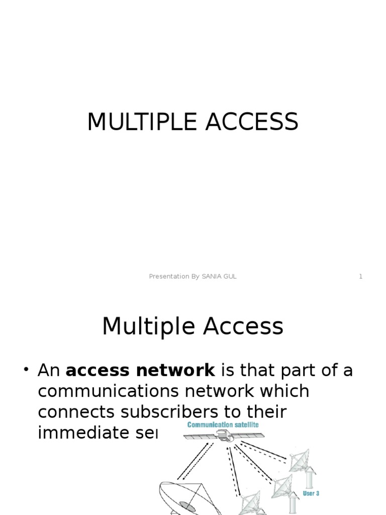 Multiplexing and Multiple Access | PDF | Channel Access Method | Multiplexing