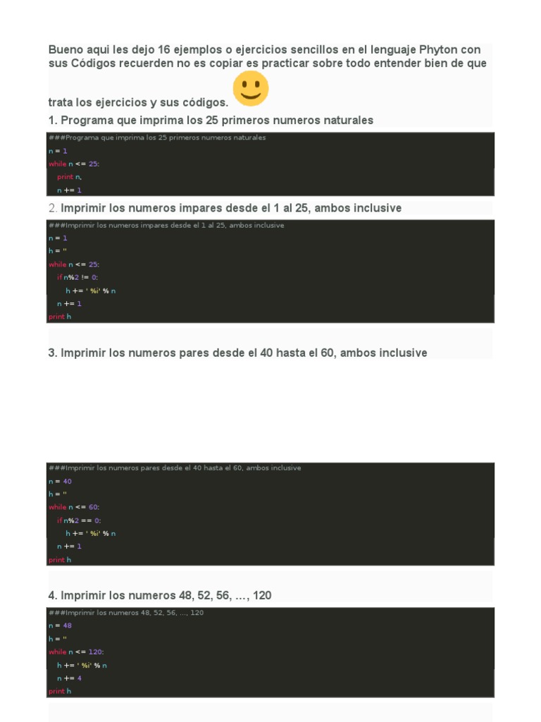 Python Practice | PDF | Decimal | Verbo