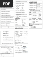 Basic Integration Formula Sheet | PDF | Integral | Analysis