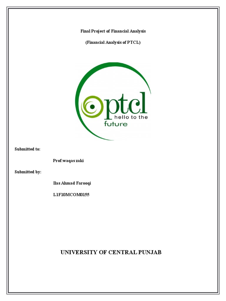 Financial Analysis of PTCL | PDF | Internet Access | Leverage (Finance)